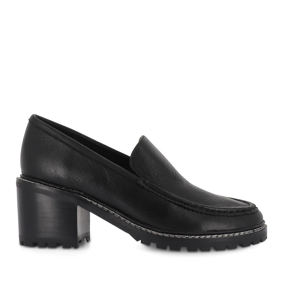 BONNEE - BLACK BLACK LEATHER – Evans Shoes