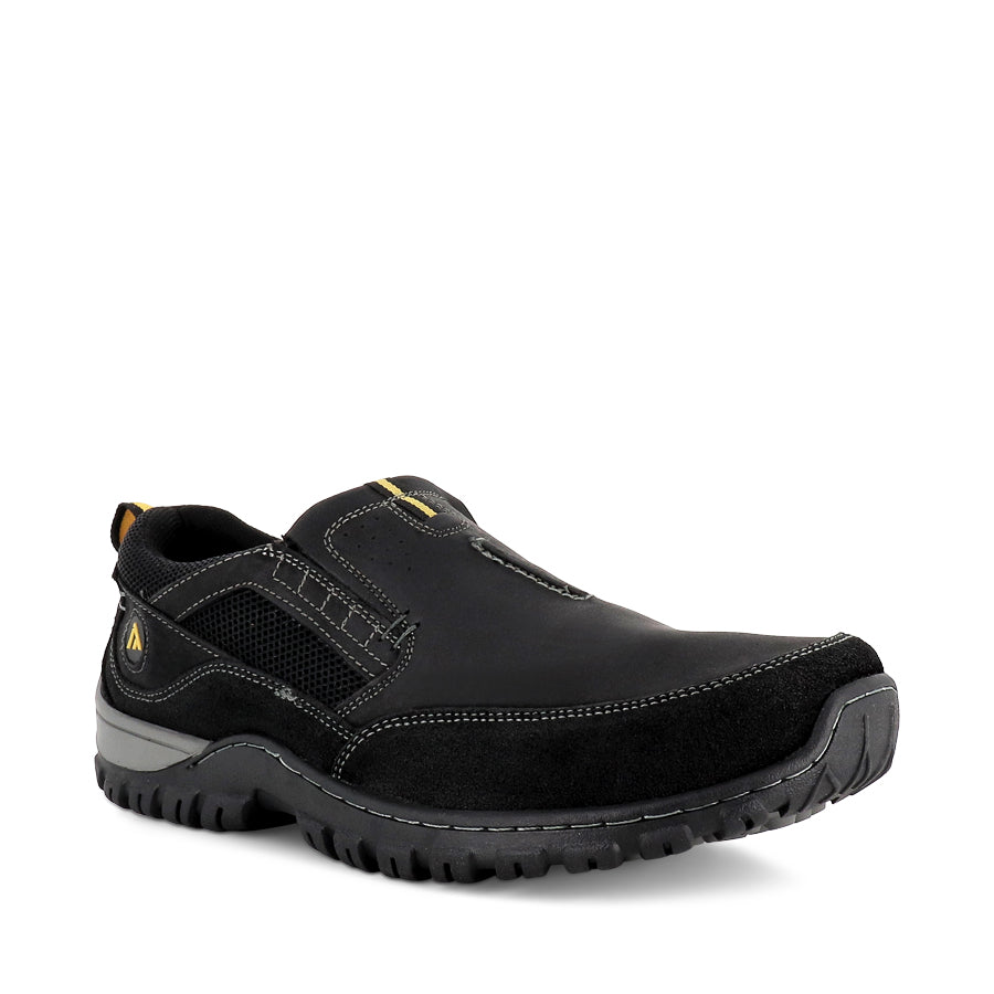 TESLER - BLACK LEATHER – Evans Shoes